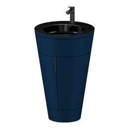 Duravit Waschtischunterschrank c-bonded Set Starck 1 56x86,4x60,5cm, st, Gr. sw, blau s-matt (S19515OBD980010)