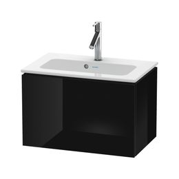 Duravit Waschtischunterschrank Compact L-Cube 62x39,1cm, sw hgl, 1 Auszug, wandh&auml;ngend (LC615604040)