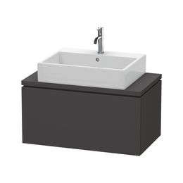 Duravit Waschtischunterschrank Compact L-Cube 82x47,7cm, graph matt, f Kons, 1 Auszug (LC580208080)