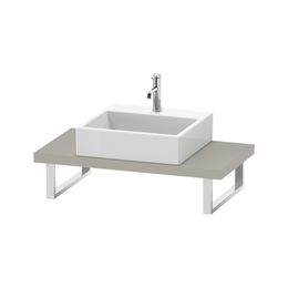 Duravit Konsole Compact L-Cube 80-200x48cm, 1 AS, St&auml;r 4.5cm, Tau matt (LC100C08383)