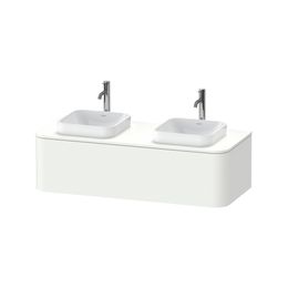 Duravit Waschtischunterschrank Happy D.2 Plus 130x55cm, f Kons, 1 Ausz., we seidenmatt (HP4943B3636)