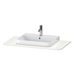 Duravit Waschtisch-Konsole Happy D.2 Plus 100x55cm, m 1 Ausschnitt, wei&szlig; hochglanz (HP031E02222)