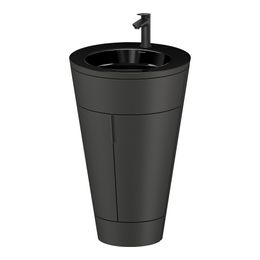 Duravit Waschtischunterschrank c-bonded Set Starck 1 56x86,4x60,5cm, st, Gr. sw, graph s-matt (S19515OBD580010)