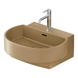 Duravit Waschtisch Balcoon 55x48cm, Clay te ma, m HL, &Uuml;L, Hahnloch (241155AM00)