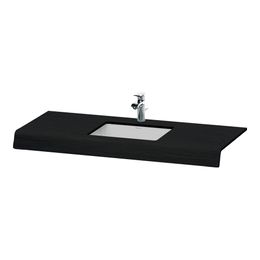 Duravit Waschtisch-Konsole DuraStyle 55x80x10cm, 1 Ausschnitt, Eiche schwarz (DS828C01616)