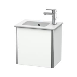 Duravit Waschtischunterschrank XSquare 41x28,9x40cm, wandh&auml;ngend, T. re, we supermatt (XS4170R8484)