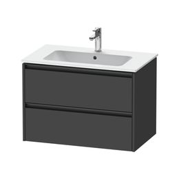Duravit Waschtischunterschrank Ketho.2 81x48cm, graph ma, 2 Schub., wandh&auml;ngend (K25263049490000)