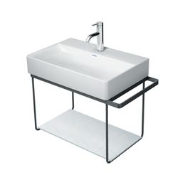 Duravit Metallkonsole DuraSquare 66,5x38cm, wandh&auml;ngend, schwarz matt (0031144600)