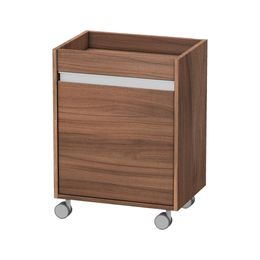 Duravit Rollcontainer Ketho 50x36x67cm, T&uuml;r rechts, nussbaum natur (KT2530R7979)