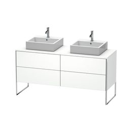 Duravit Waschtischunterschrank XSquare 160x54,8x77,8cm, 4 Ausz., steh., we matt (XS4927B8484)