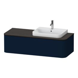 Duravit Waschtischunterschrank o. ES Happy D.2 Plus 35,4x130cm, 1 Ausz., blau s-matt, rechts (HP4942R98980010)