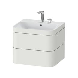Duravit M&ouml;belwaschtisch-Unterschrank Happy D.2 Plus 57,5x49cm, 2 HL, No we s-matt, 2 Schubk. (HP4635E3939)