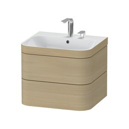 Duravit M&ouml;belwaschtisch-Unterschrank Happy D.2 Plus 57,5x49cm, 2 HL, Medit. Ei, 2 Schubk. (HP4635E7171)