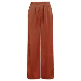 Gina Damen Satin-Hose mit weitem Bein