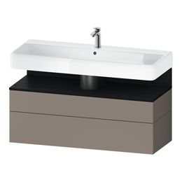 Duravit Waschtischunterschrank Qatego 119x47x59cm, E sw/Bas m, 1 Kast, 1 Ausz. (QA4396016430000)