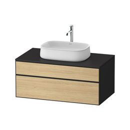 Duravit Waschtischunterschrank Zencha 100x55cm, 1 Lad, E nat/grap m, k EinrSy (ZE4821030800000)
