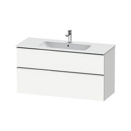 Duravit Waschtischunterschrank D-Neo 121x46,2cm, c/w ma, 1 Schubk., 1 Ausz. (DE4364010180000)