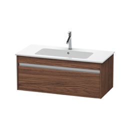 Duravit Waschtischunterschrank Ketho 100x47,5cm, Nussb dkl., 1 Ausz., wandh&auml;ngend (KT642002121)