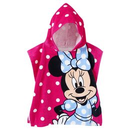 Topolino Minnie Maus Badeponcho mit Kapuze