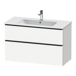 Duravit Waschtischunterschrank D-Neo 101x46,2cm, sw/w ma, 1 Schubk., 1 Ausz. (DE43630BD180000)