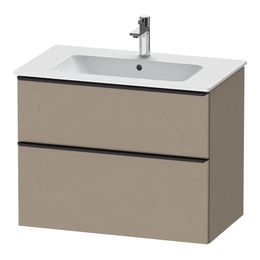 Duravit Waschtischunterschrank D-Neo 81x46,2cm, sw/Leinen, 1 Schubk., 1 Ausz. (DE43620BD750000)