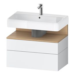 Duravit Waschtischunterschrank Qatego 79x47x59cm, E na/we m, 1 Kast, 1 Ausz. (QA4394030180000)