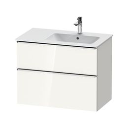 Duravit Waschtischunterschrank D-Neo 81x46,2cm, 1 Kast, Beck. re, chr/we hgl (DE4367010220000)