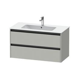 Duravit Waschtischunterschrank Ketho.2 101x48cm, betongr ma, 2 Schub., wandh&auml;ngend (K25264007070000)