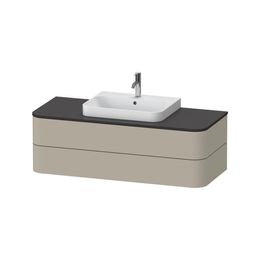 Duravit Waschtischunterschrank o. ES Happy D.2 Plus 40,8x130x55cm, 2 SchKa., Tau seidenmatt (HP4972060600010)