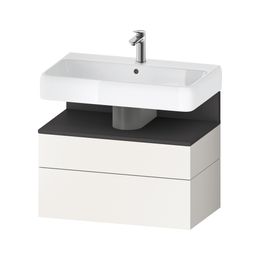 Duravit Waschtischunterschrank Qatego 79x47x59cm, gra m/we m, 1 Kast, 1 Ausz. (QA4394049840000)