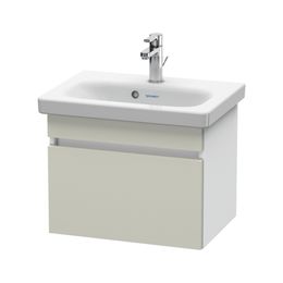 Duravit Waschtischunterschrank Com DuraStyle 50x36,8cm, taupe/wei&szlig; matt, 1 Auszug (DS630309118)