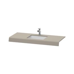 Duravit Waschtisch-Konsole DuraStyle 80-200x55x10cm, 1 Ausschn, basalt matt (DS828C04343)