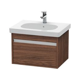 Duravit Waschtischunterschrank Ketho 60x45,5cm, Nussb dkl., 1 Ausz., wandh&auml;ngend (KT667002121)