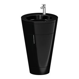 Duravit Waschtischunterschrank c-bonded Set Starck 1 56x86,4x60,5cm, st, Gr. ES geb., sw hgl (S19515O70400010)