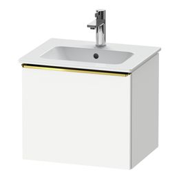 Duravit Waschtischunterschrank D-Neo 51x40,2x44cm, 1 A, wd, gol pol/wei&szlig; ma (DE4260034180000)