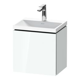 Duravit M&ouml;bel-Set L-Cube 45x35x48cm, 1 T&uuml;r, An L, m HL, we. hgl (LC6948O85850000)