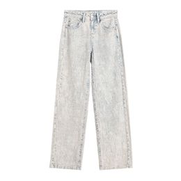 Bershka Jeans Damen Gr&ouml;&szlig;e 25/26 hellblau / wei&szlig;
