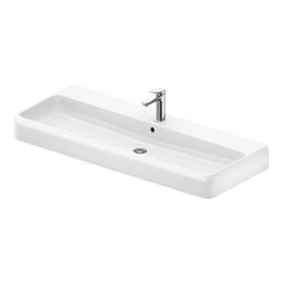 Duravit Aufsatzwaschtisch Qatego 120x47cm, w g, m HL, &Uuml;, HL, geschli. (2382120027)