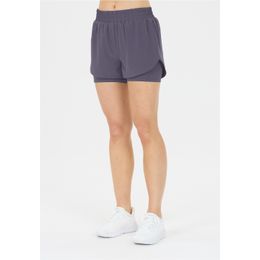 Endurance Damen Shorts "Yarol"blau, Gr. 36, unifarben, 90% Polyester, 10% Elasthan, Hosen, mit praktischer 2-in-1-Funktion
