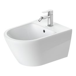 Duravit Wand-Bidet D-Code 36x54cm, mit Hahnloch, &Uuml;berlauf, wei&szlig; (27271500002)