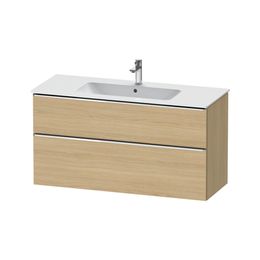 Duravit Waschtischunterschrank D-Neo 121x46,2cm, ch/Ei N, 1 Schubk., 1 Ausz. (DE4364010300000)