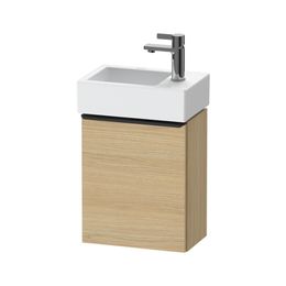 Duravit Waschtischunterschrank D-Neo 36,4x22,2x44cm, 1 T&uuml;r, An R, sw/Ei Nat (DE4218RBD300000)