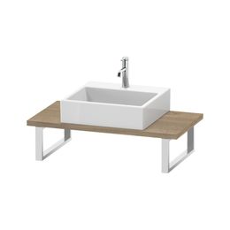 Duravit Konsole Compact L-Cube 80-200x48cm, 1 AS, St&auml;r 3cm, Ei marm. (LC104C05555)
