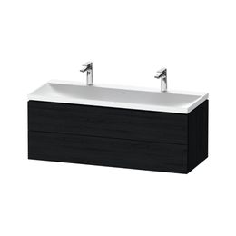 Duravit M&ouml;bel-Set L-Cube 120x48x48cm, m 2 HL, 2 Schub., Ei sw (LC6954O16160000)