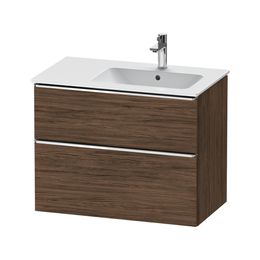 Duravit Waschtischunterschrank D-Neo 81x46,2cm, 1 Kast, B re, chr/Nussb dkl. (DE4367010210000)