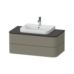Duravit Waschtischunterschrank Happy D.2 Plus 100x55cm, f K, 2 La, f MWT, gs, st-g m (HP496109292)