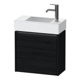 Duravit Waschtischunterschrank Ketho.2 48,4x23,8cm, An li, Ei sw, 1 T&uuml;r, wandh&auml;ngend (K25072L16160000)