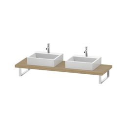 Duravit Konsole DuraStyle f AWT, 2 Ausschn, St&auml;rke 4.5cm, Ei Nat (DS103C03030)
