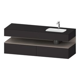 Duravit Einbauwaschtisch-M&ouml;bel-Set Qatego 160x50x60cm, Kon-WTU, B r, ba m/Gr matt (QA4796043800000)