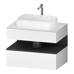 Duravit Waschtischunterschrank Qatego 80x55x60cm, gra m/we m, Pl, Nischenb (QA4730049180010)